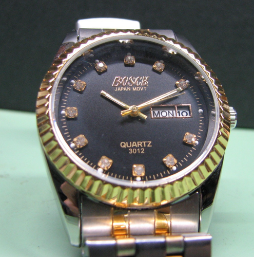 Bosch Quartz Day-Date Watch with Stainless Steel Bracelet | eBay