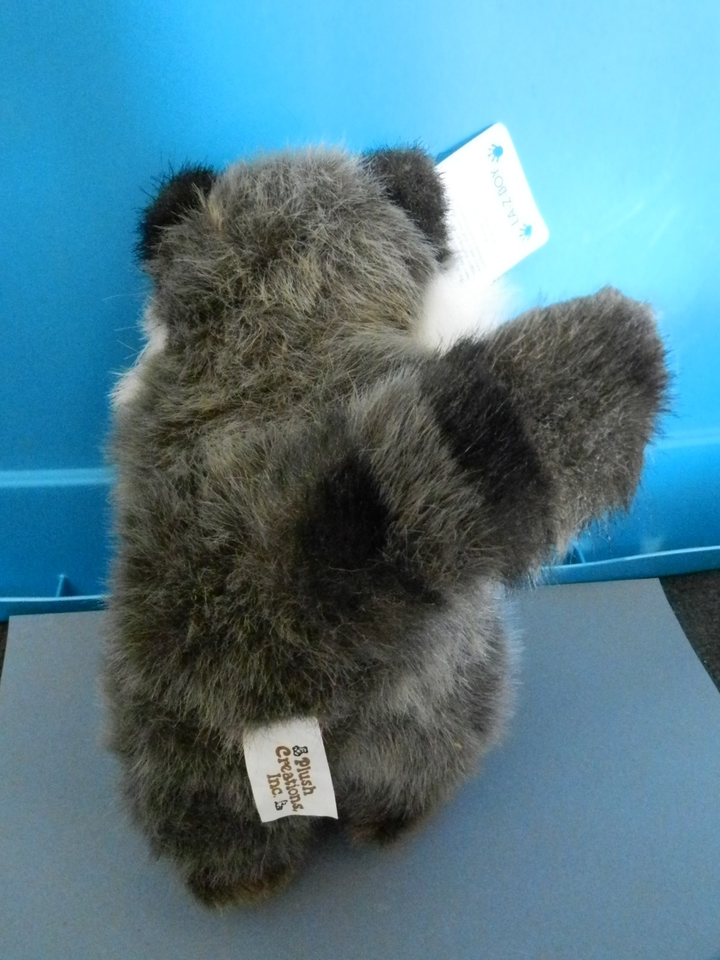 #23 NWT Lazy Boy Exclusive 7" Racoon Plush Toy 1991 La Z Boy Excellent ...