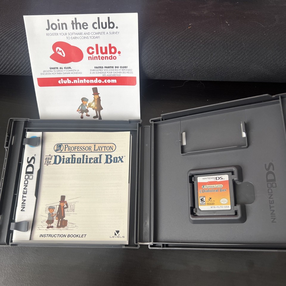 Professor Layton and the Diabolical Box (Nintendo DS, 2009) - CiB ...