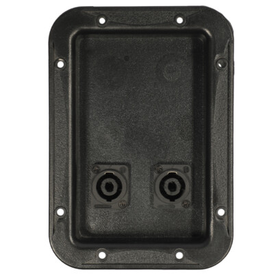 Large Plastic Thicken Speaker Jack Plate Dual Aftermarket NL4MP 178mm x ...