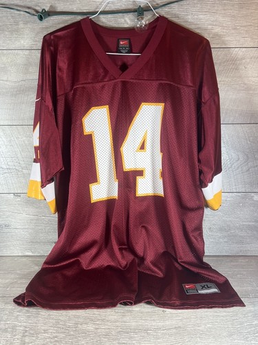 VTG Nike Team Washington Redskins Commanders Brad Johnson #14 Jersey XL ...