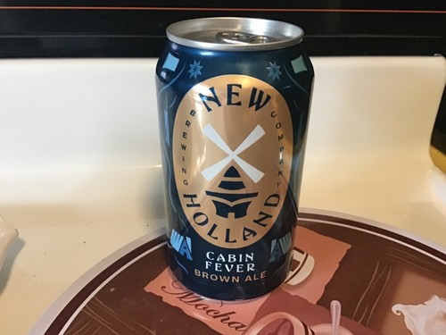 Cabin Fever Brown Ale beer can | eBay