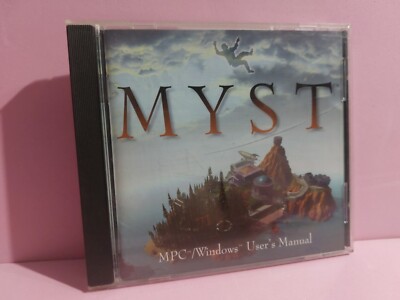 MYST PC Windows Computer CD Rom Award Winning Game Users Manual ...