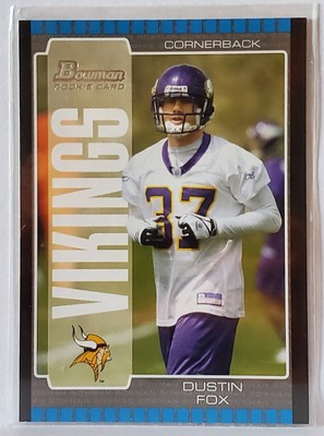 2005 Bowman #207 Dustin Fox RC Minnesota Vikings | eBay