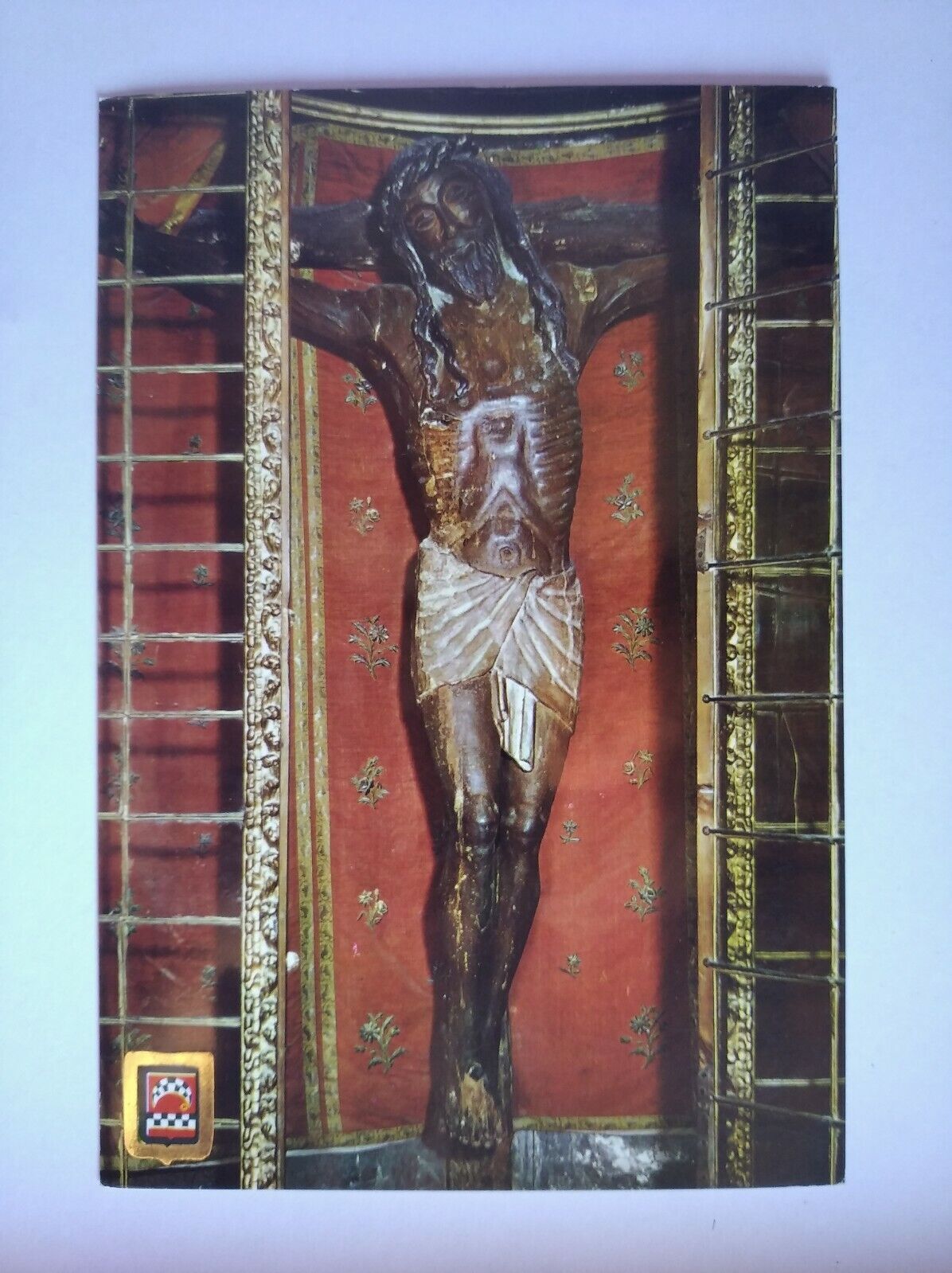 Postal santo christ of javier castle of Javier navarra holy Card post ...