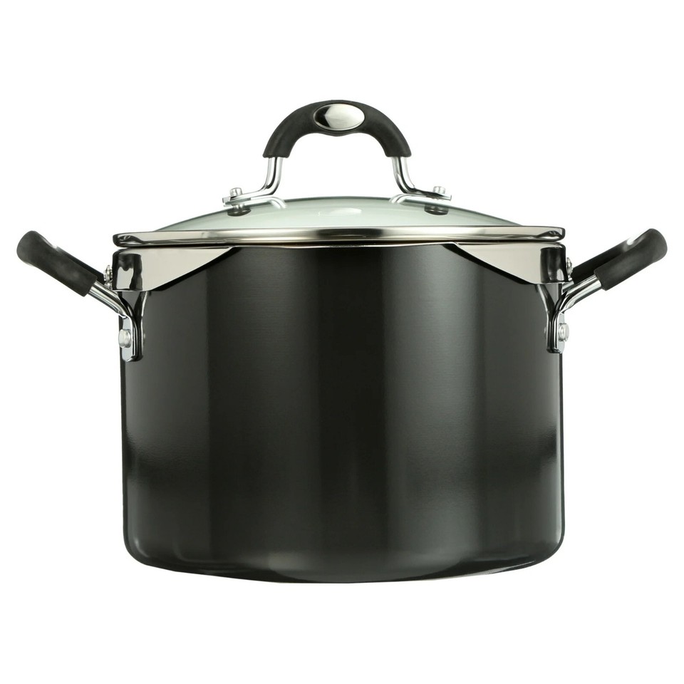 Tramontina 6 Quart Lock and Drain Charcoal Gray Pasta Pot | eBay
