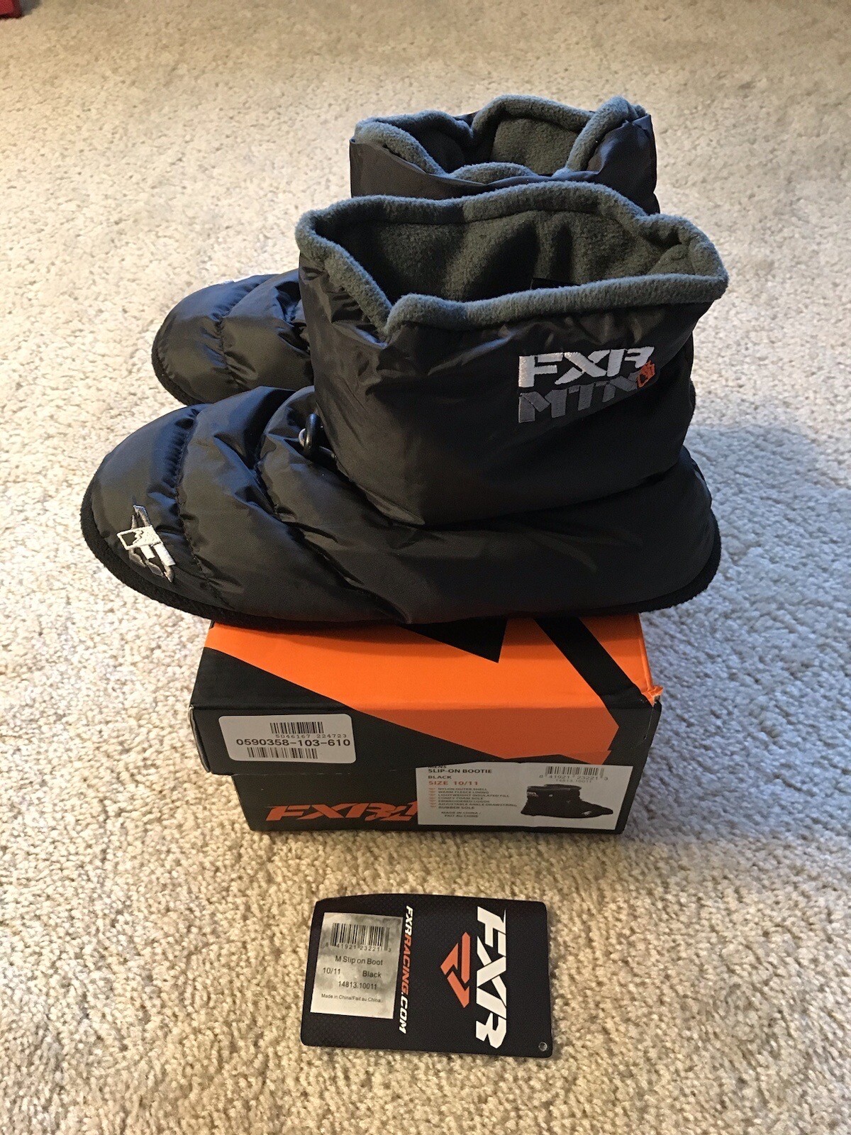 FXR Racing MTN Slip On Bootie Slippers Shoes Mens 10/11 | eBay