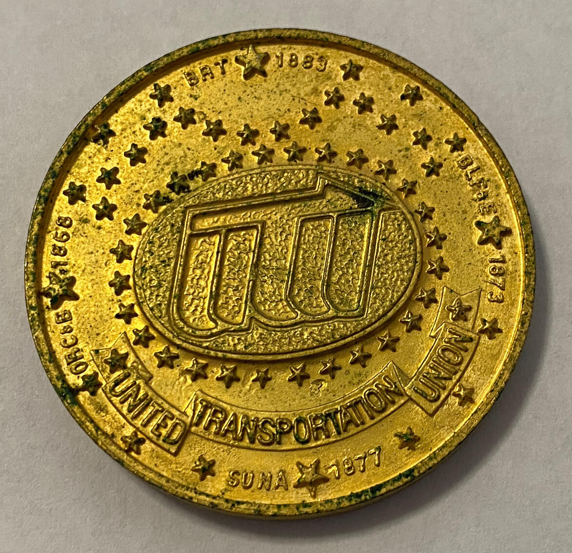 United Transportation Union 1969 1.5” “Progress Through Unity” Medal | eBay