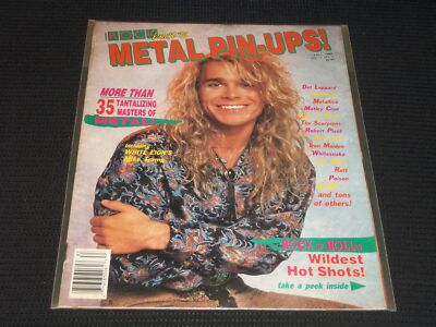 1988 FALL ROCK BEAT'S METAL PIN-UPS MAGAZINE - WHITE LION'S MIKE TRAMP ...