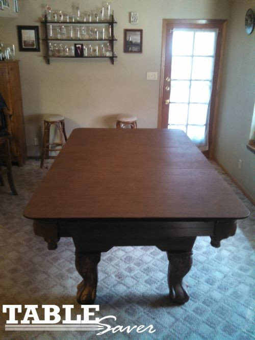 POOL TABLE CUSTOM DINING TABLE PADS BILLIARDS COVER PAD PROTECT GAME ...