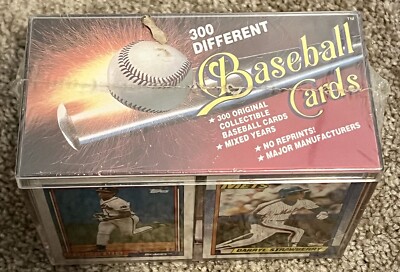 1991 Topps Baseball Box Sealed! 300 Baseball Cards All Different Brand ...