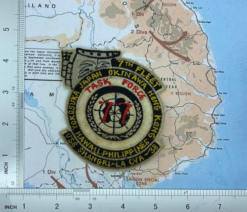 Patch , Task Force 77 , 7th Fleet , USS , USN , CVA , USS SHANGRI CVA ...