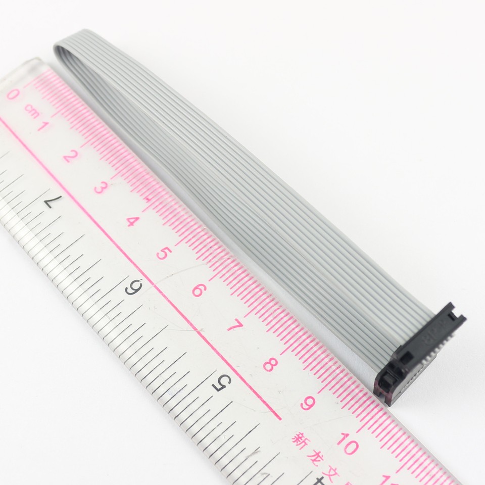 10Pcs 2mm Pitch 2x4 Pin 8 Pin 8 Wire IDC Flat Ribbon Cable Length 20CM ...