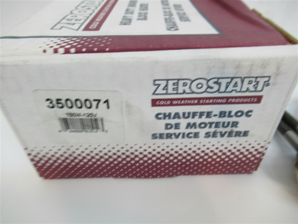 Zerostart 3500071, Threaded Oil Pan Heater w/ 3-1/2" Long Element ...