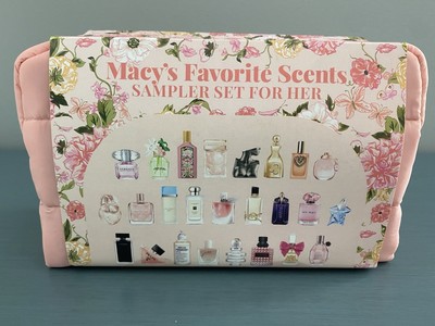 MACY'S Favorite Scents 25 Piece Fragrance Sample Set for HER/Pink ...