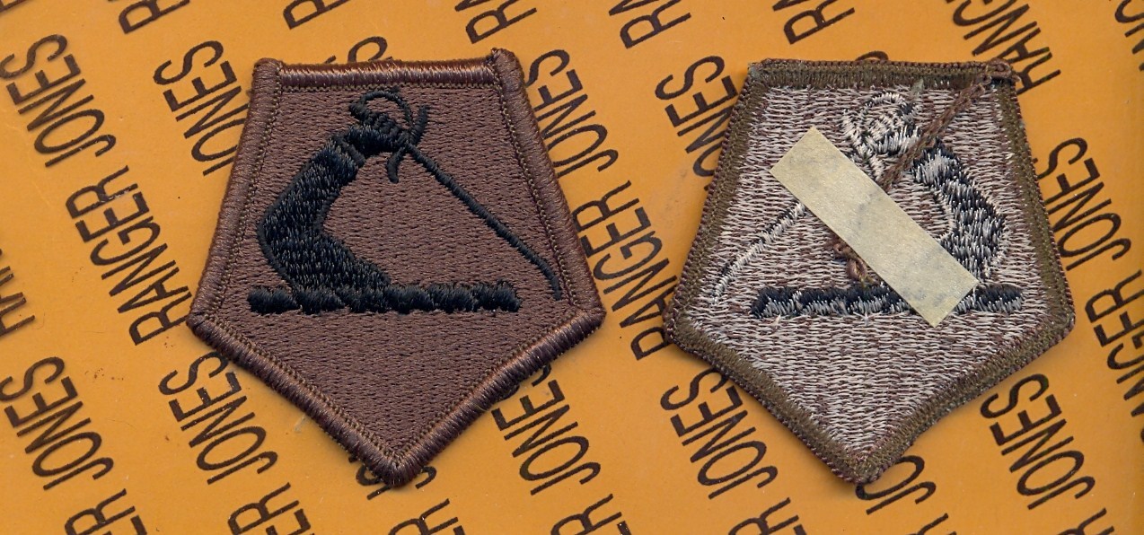 Massachusetts Army National Guard ARNG OD Green & Black BDU 2.25" patch ...