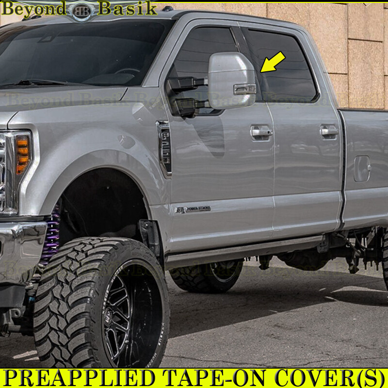 2020-2022 2023 2024 Ford F250-F550 Mirror COVERS W/TSH W/TEMPSH JS ...