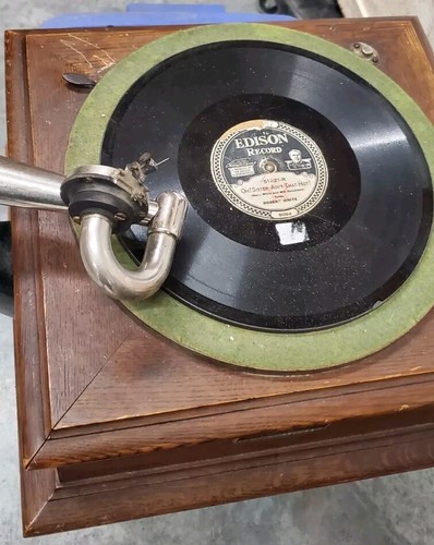 Antique 1917 Victor Talking Machine VV-VI Wind-Up Phonograph Record ...