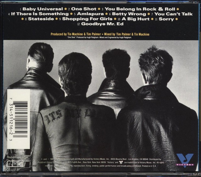 Tin Machine II by Tin Machine (CD, Sep-1991, Victory Records) for sale ...