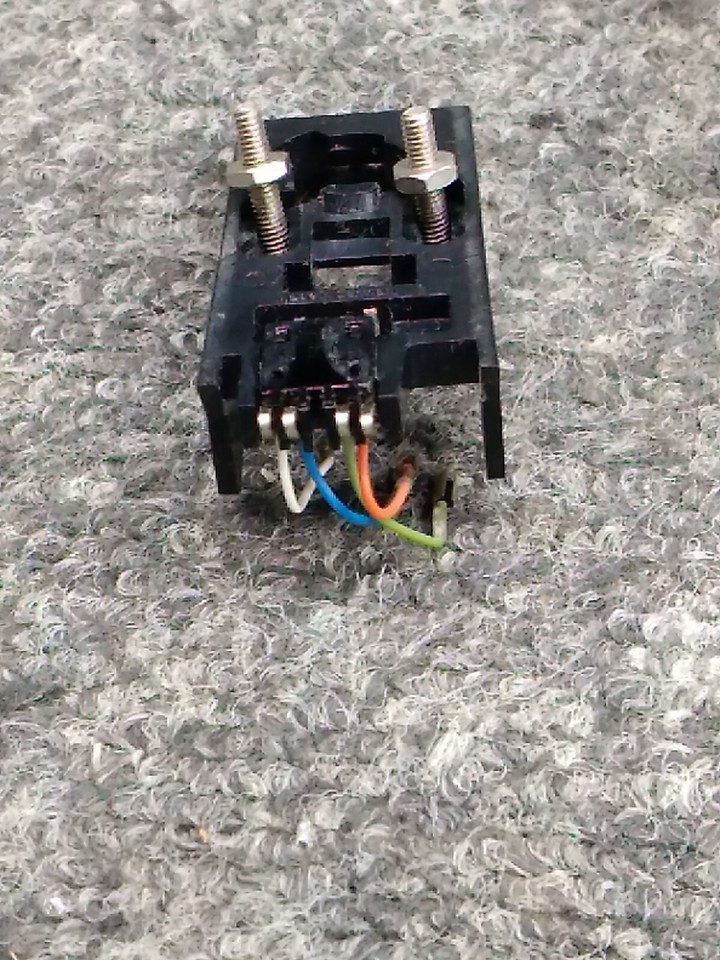 VINTAGE OEM Dual 1215 Headshell and WIRES | eBay