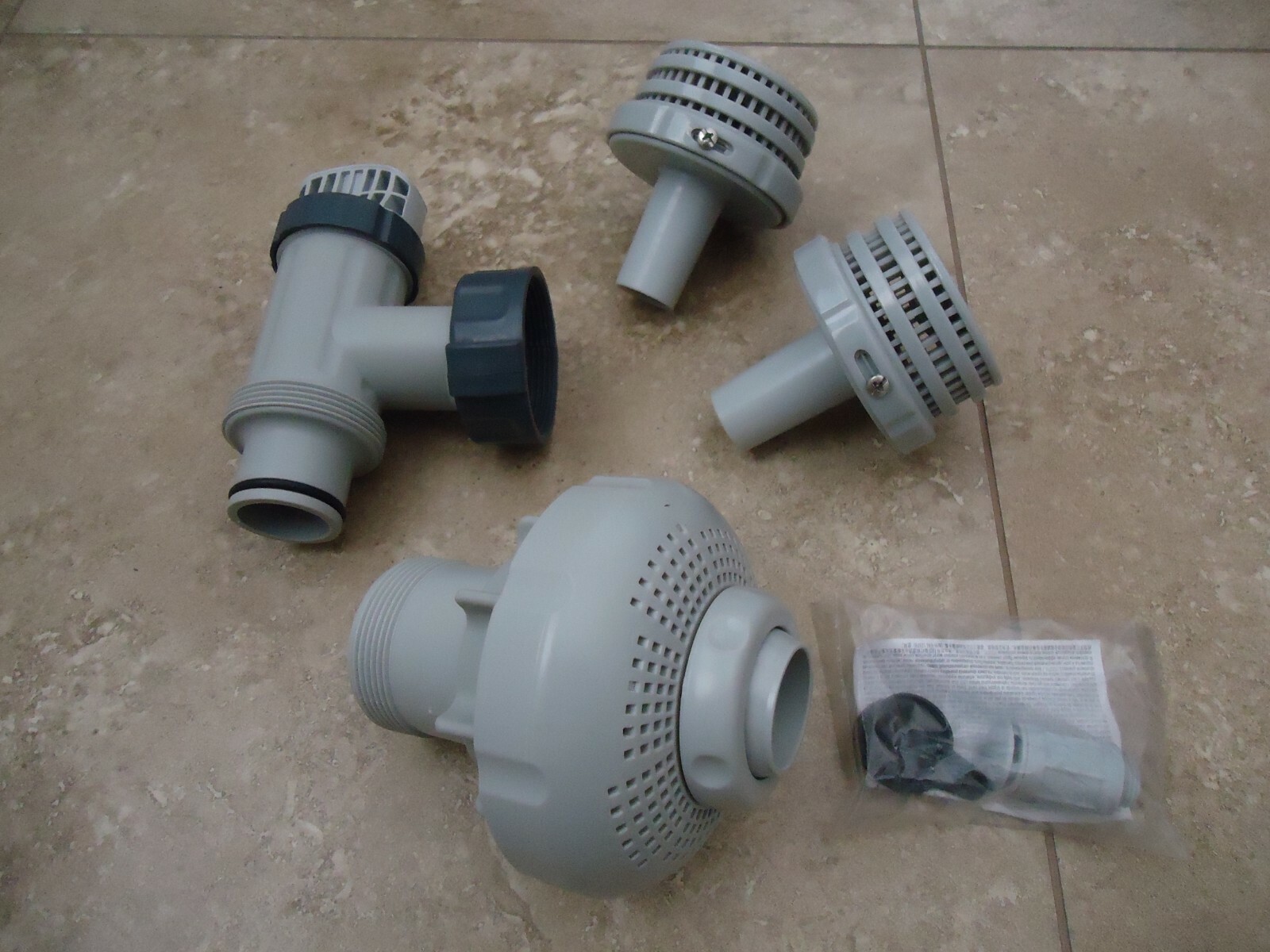 Intex 26004 Above Ground Pool Inlet Air Water Jet Replacement Part Kit ...