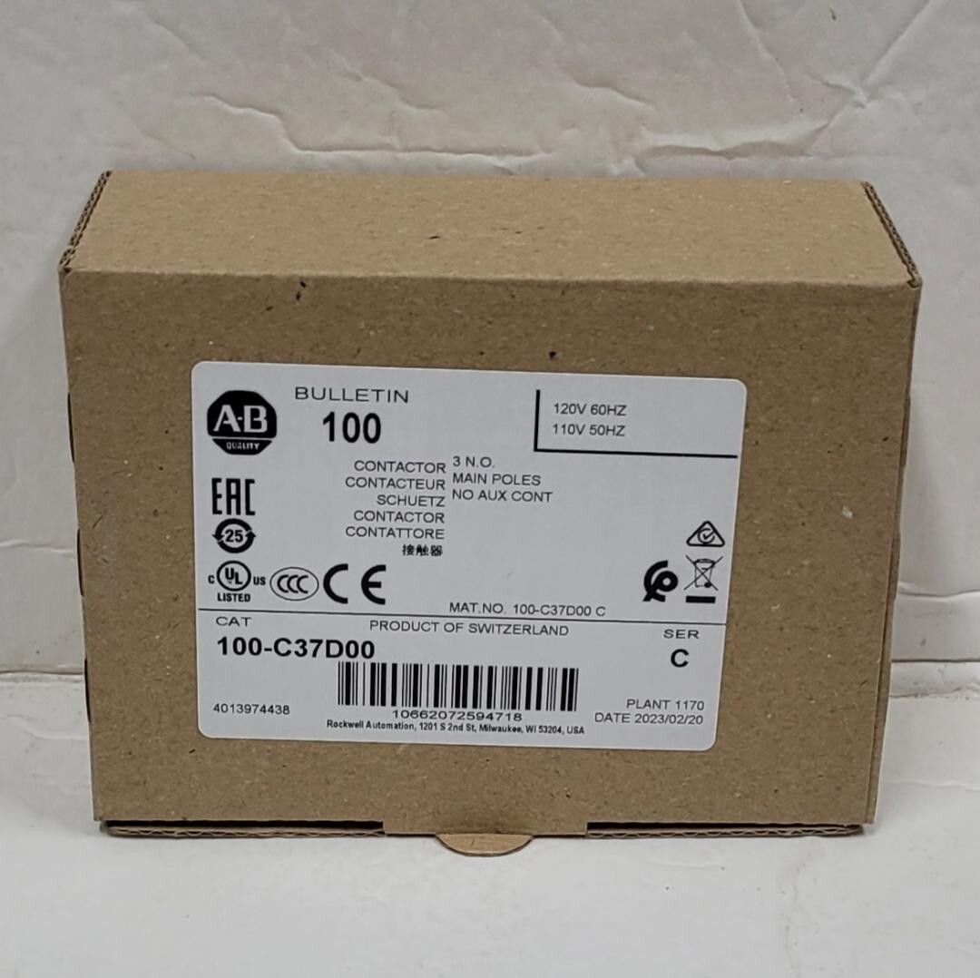 Allen-Bradley 100-C37D00 Contactor | eBay