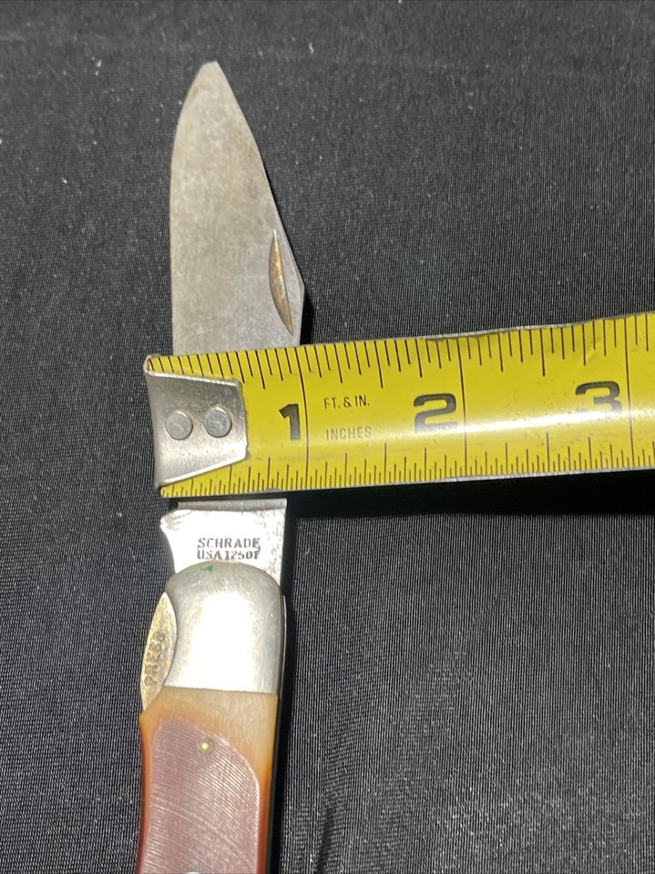VINTAGE Schrade old timer 1250T BLADE FOLDING KNIFE - U.S.A. | eBay
