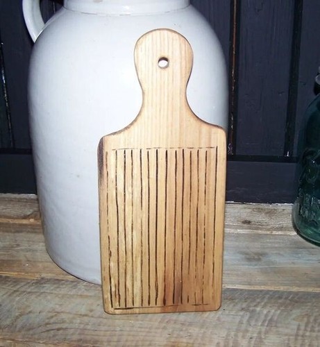 Handcrafted Primitive Country Rustic Natural Wood Butter Paddle 9 x 4 ...