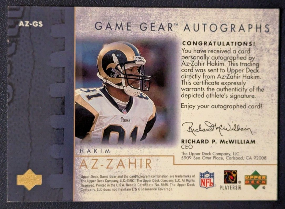 2000-2009 NFL AUTOGRAPH INSERTS - YOU PICK - auto signed (FREE SHIPPING ...