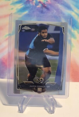 2014 Topps Chrome Aaron Donald #175 Rookie Card Los Angeles Rams RC | eBay