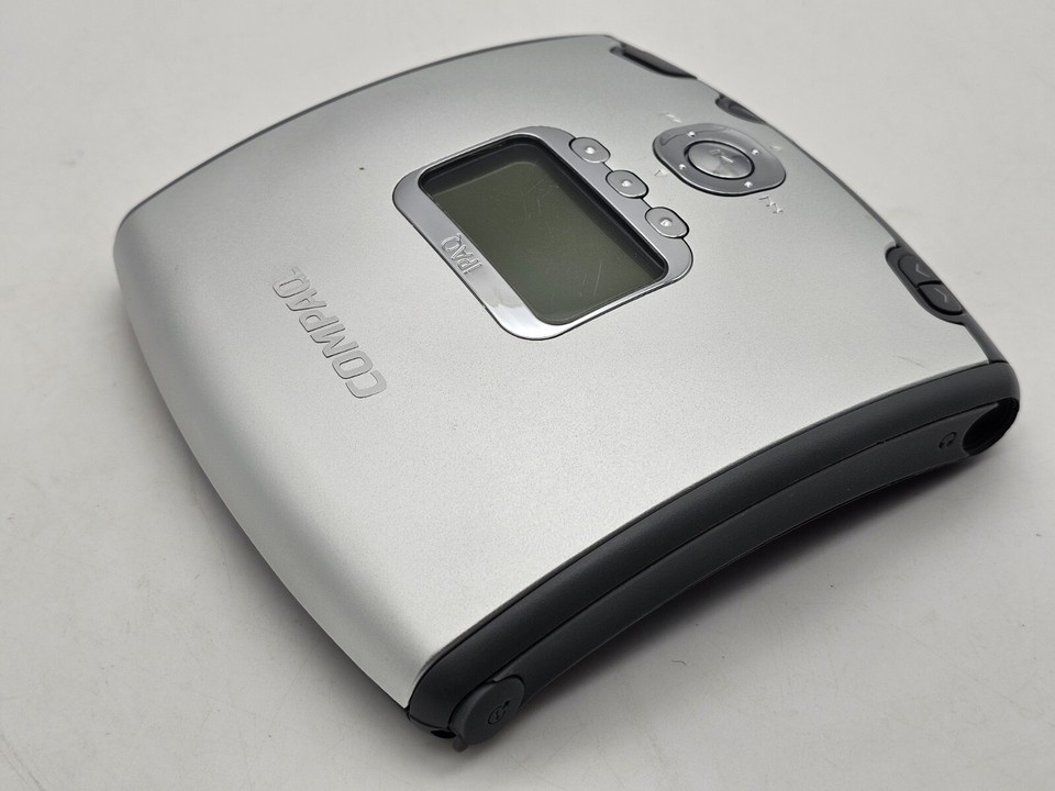 RARE Vintage Compaq iPAQ PCD-1 Personal CD Player MP3/WMA/FM Tuner - As ...
