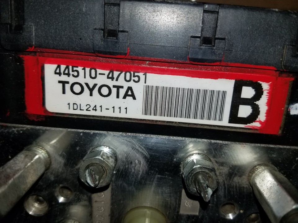 2004 TO 2009 TOYOTA PRIUS ANTI LOCK ABS BRAKE PUMP ACTUATOR ASSEMBLY ...