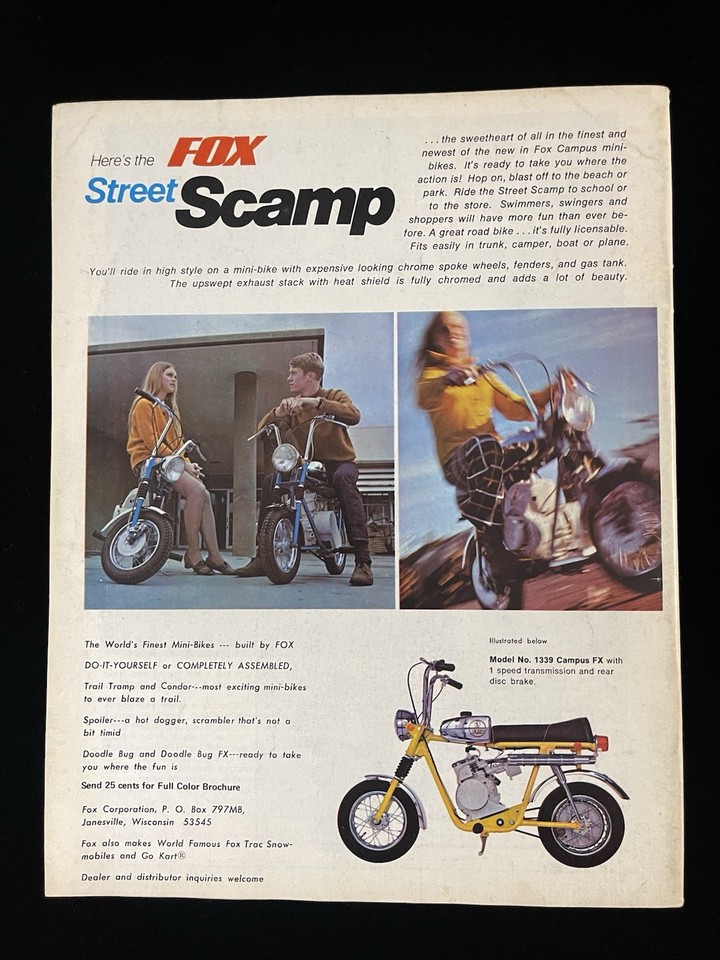 Mini Bike Guide Magazine, February 1971 RARE! | eBay