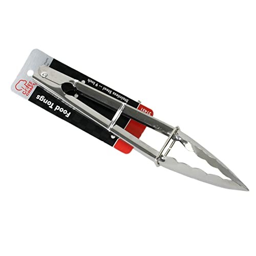 Chef Craft Classic Clam Shell Tongs, 9 inches in length, Stainless ...