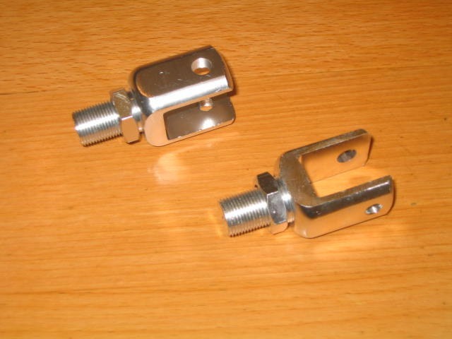 2 x Clevis U type end Fits My all most Air Shock Absorbers Bottom ...