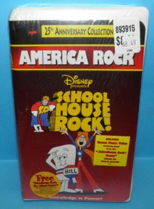 Disney Presents School House Rock America Rock VHS 25th Anniversary | eBay