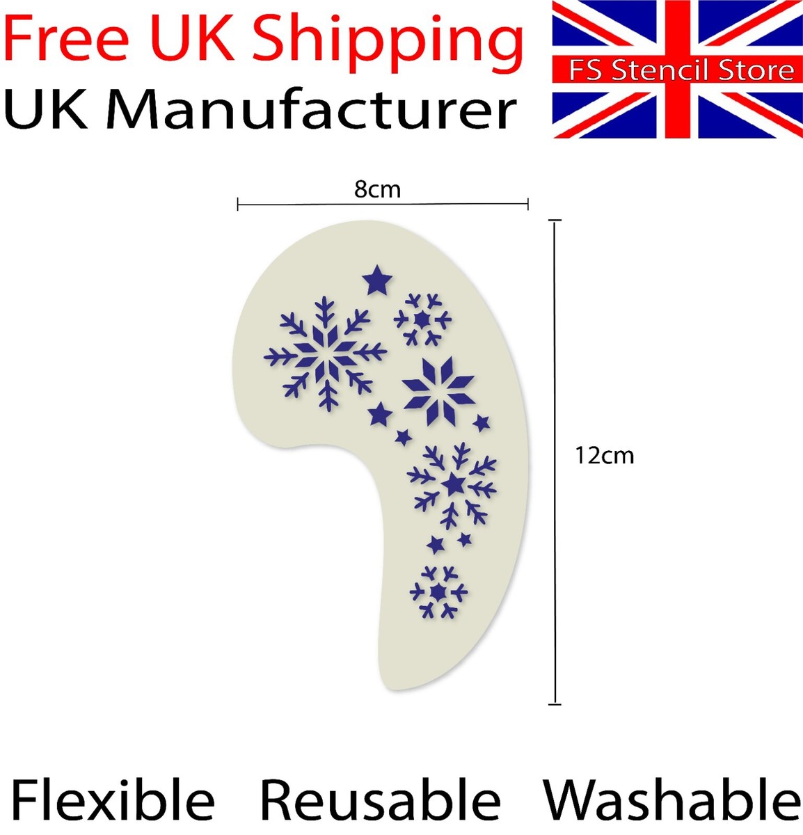 Frozen Snowflake Stencils