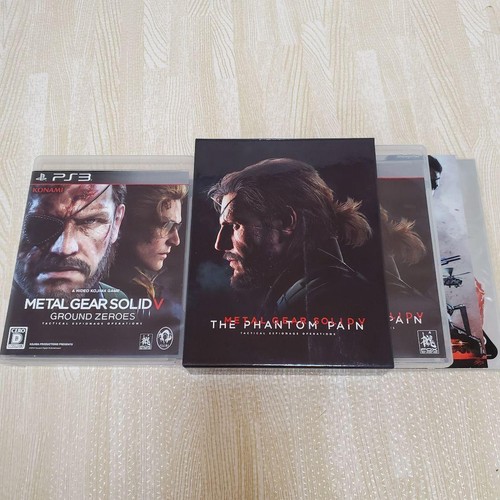metal gear solid the phantom pain special edition ps3 ground zeroes set ...