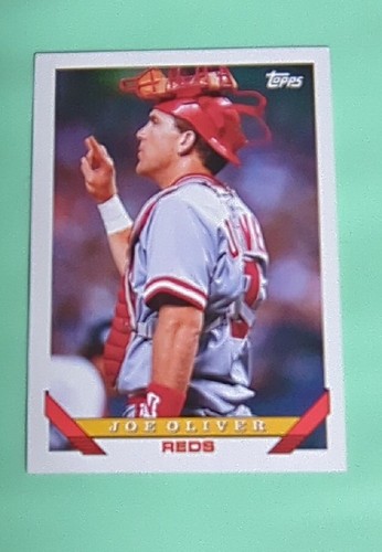 1993 Topps Cincinnati Reds Baseball Card #138 Joe Oliver | eBay