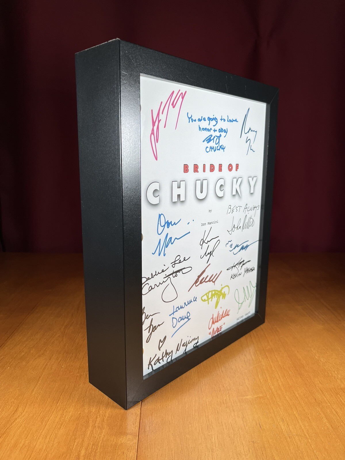 Bride of Chucky Script Signed- Autograph Reprints- 121 Pgs- Child's ...