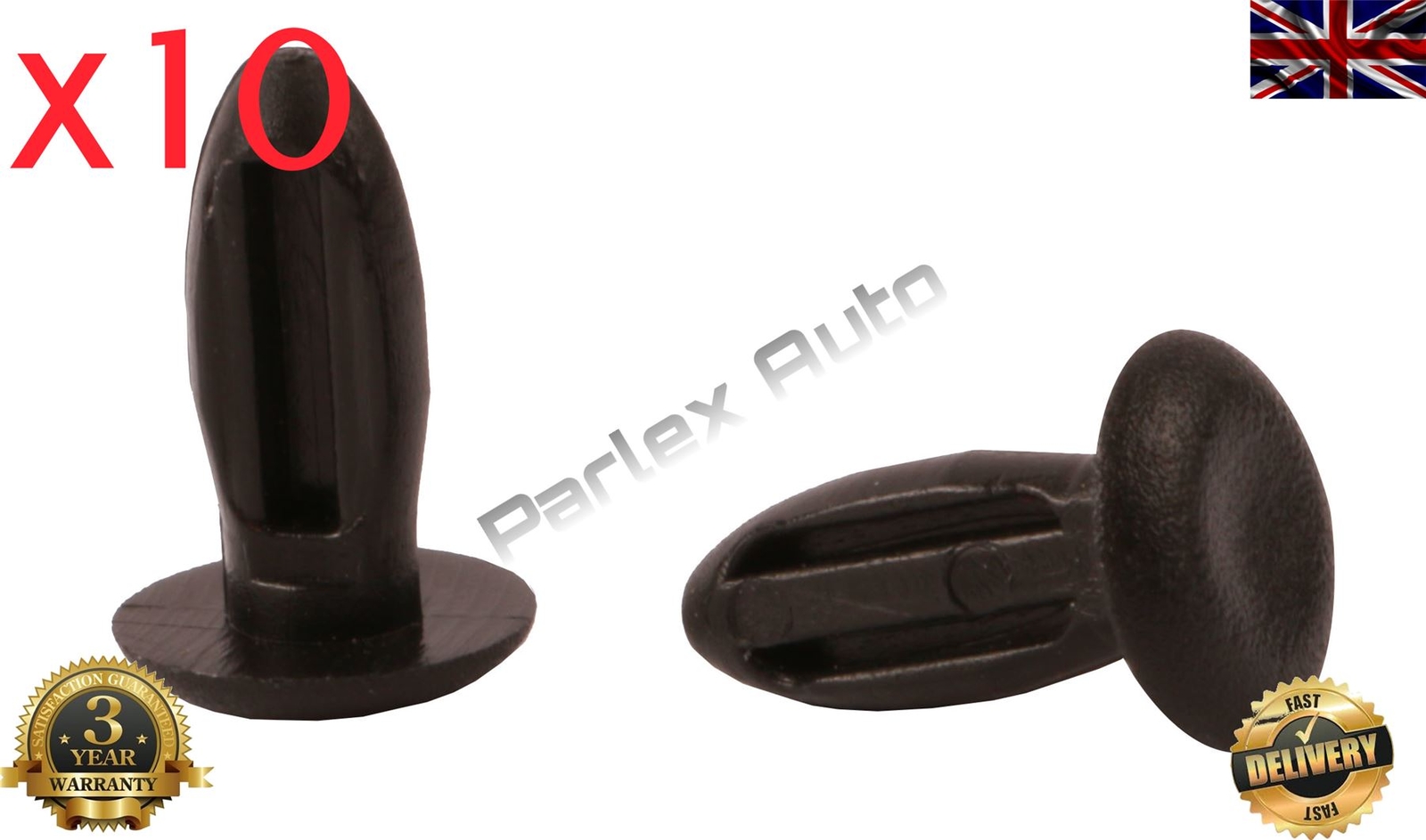 10pcs 6mm Hole (M6) Expanding Rivets/Retainers/Fasteners/Clips ...