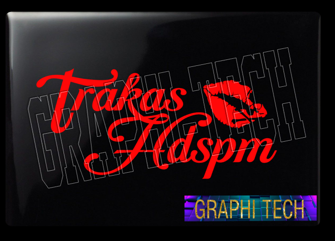 trakas hdspm toxica labios sticker calcomania decal pegatina pegote ...