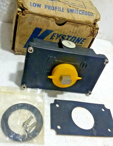 Keystone Low Profile Switchbox F792 S.P.D.T Microswitch 10A 125/250 Vac ...