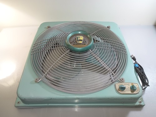 Vintage Emerson Window Fan Reversible 2 Speed | eBay