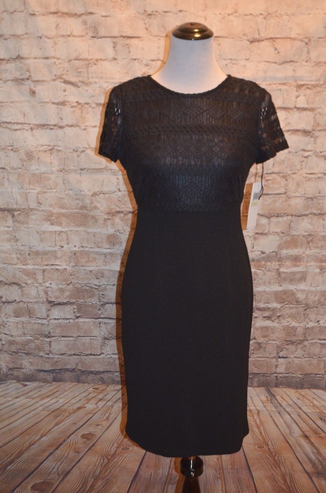 Modcloth To Seviche Their Own Sheath Dress NWT 8 fits 10 black lace top ...