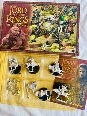 6 METAL ORC ATTACK WARG+RIDERS~ LotR/Middle-Earth Strategy Battle=GAMES ...