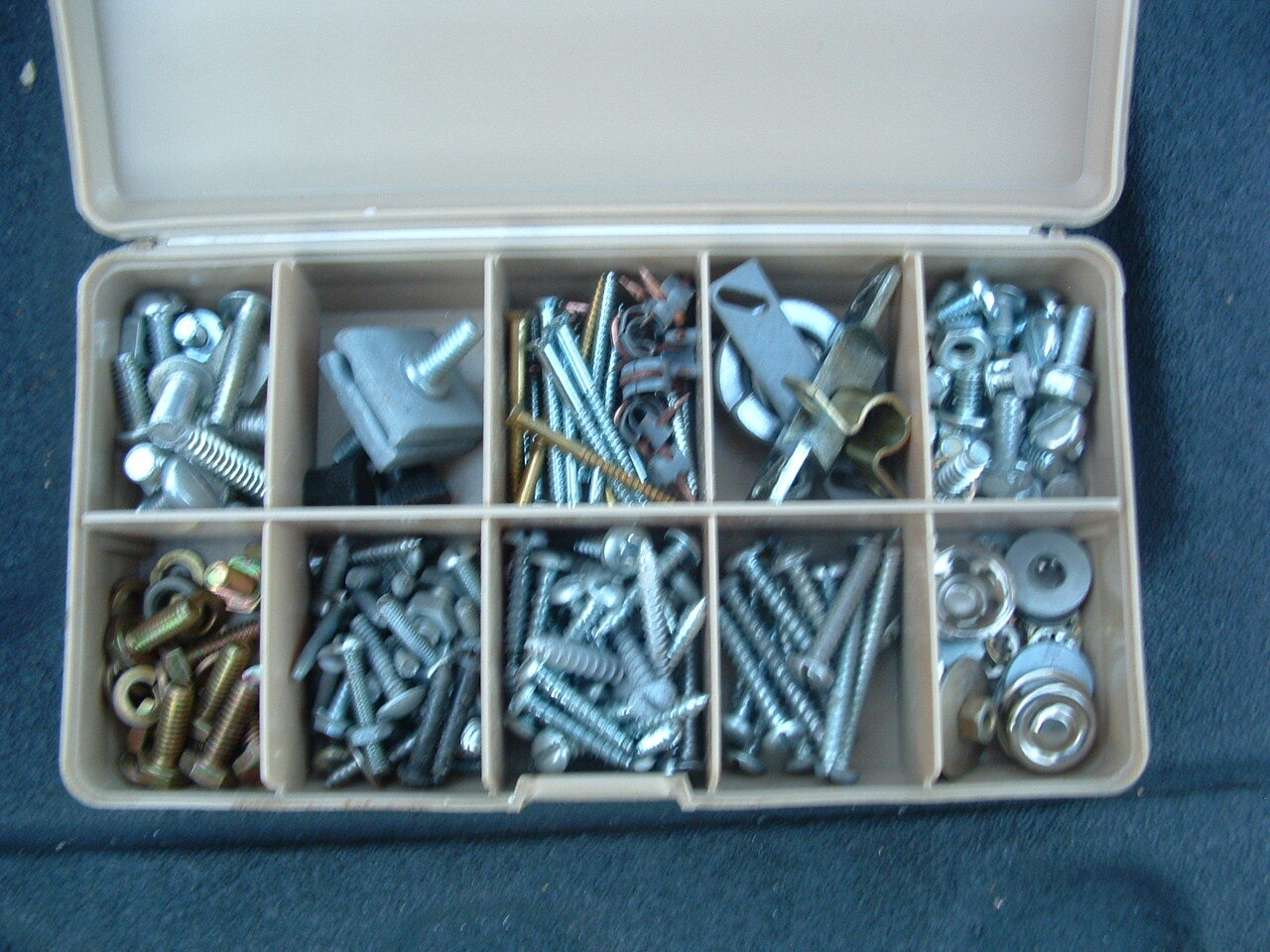 3 SMALL PARTS OR NUTS BOLTS STORAGE CONTAINERS WITH FREE MISC.NEW ...