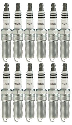 NGK Set of 12 Iridium IX Spark Plugs 6510 Standard Solid for Cadillac ...