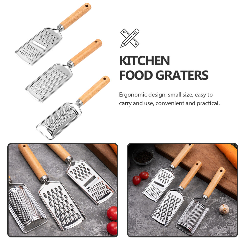 3 Pcs Grater Vegetable Grating Tool Stainless Graters for Kitchen | eBay