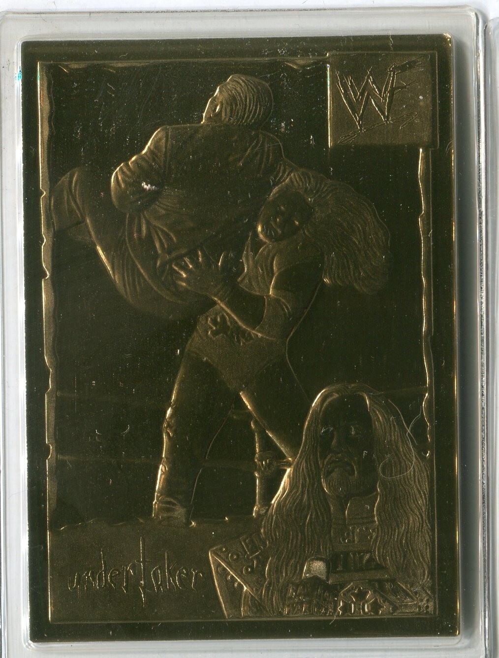 2000 Dansbury Mint WWF (WWE) The Undertaker 22kt Gold Trading Card #12 ...